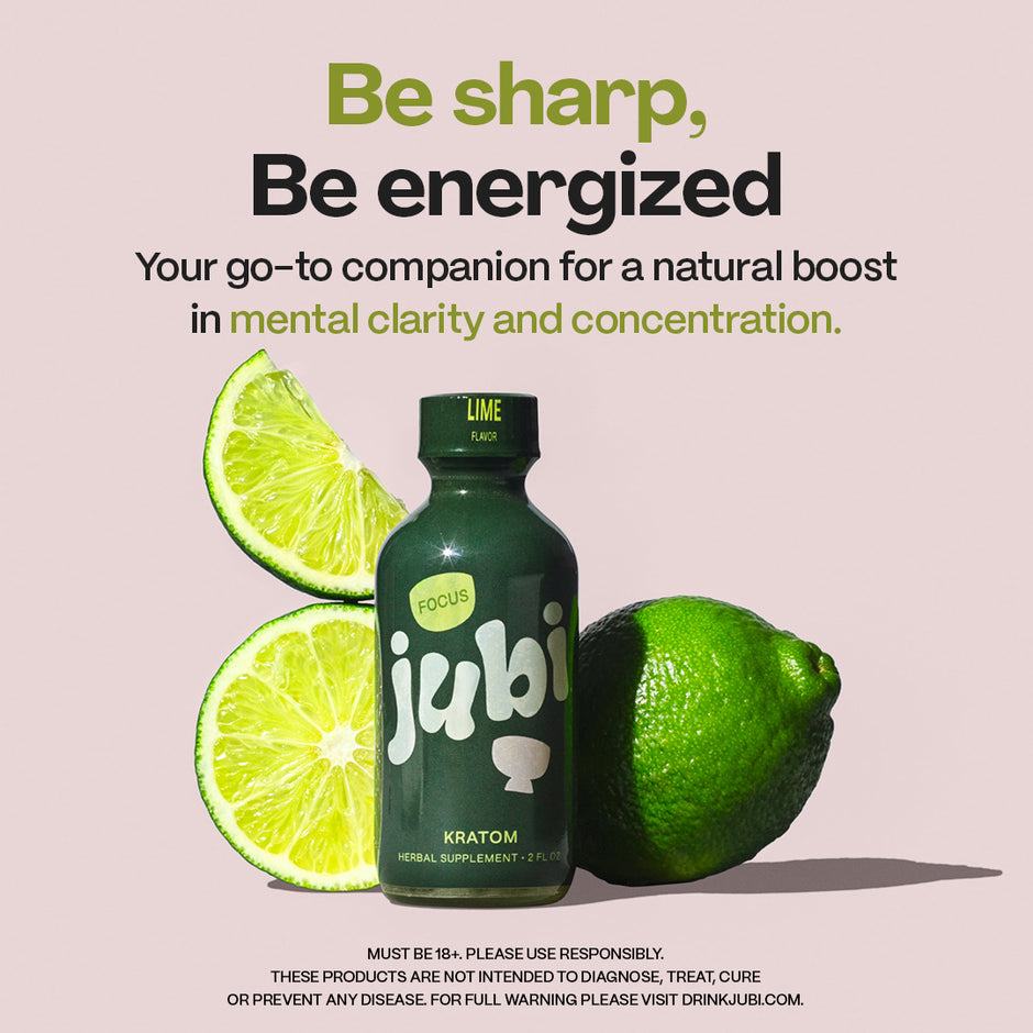 Drink Jubi - Natural Kratom Shots for Focus, Relaxation & Energy